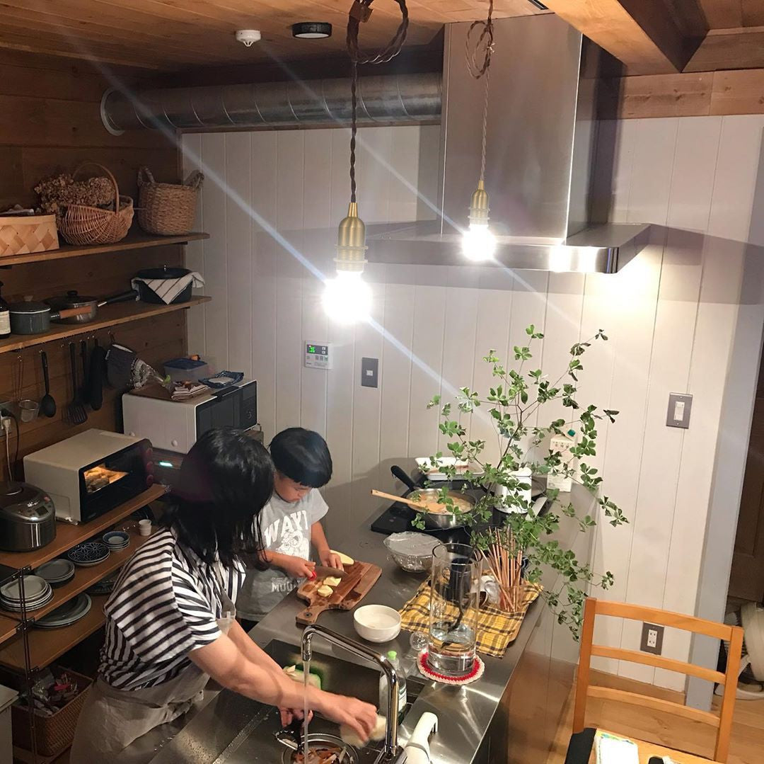 Set Of Three Track Light Fixture Mini E12 Brass Base Hanging Lamp Vint ...