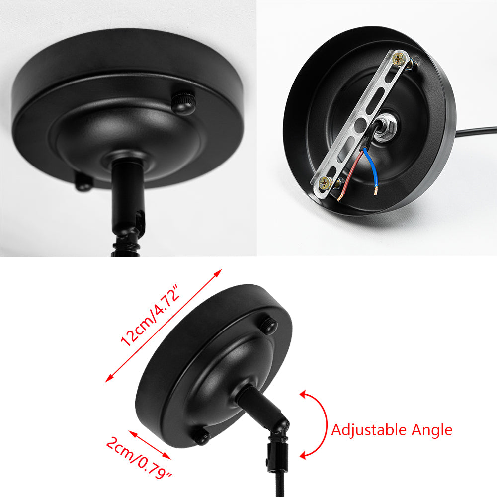 Sloped Position Ceiling Light Fixture Grey Modern Hanging Lamp Incline ...