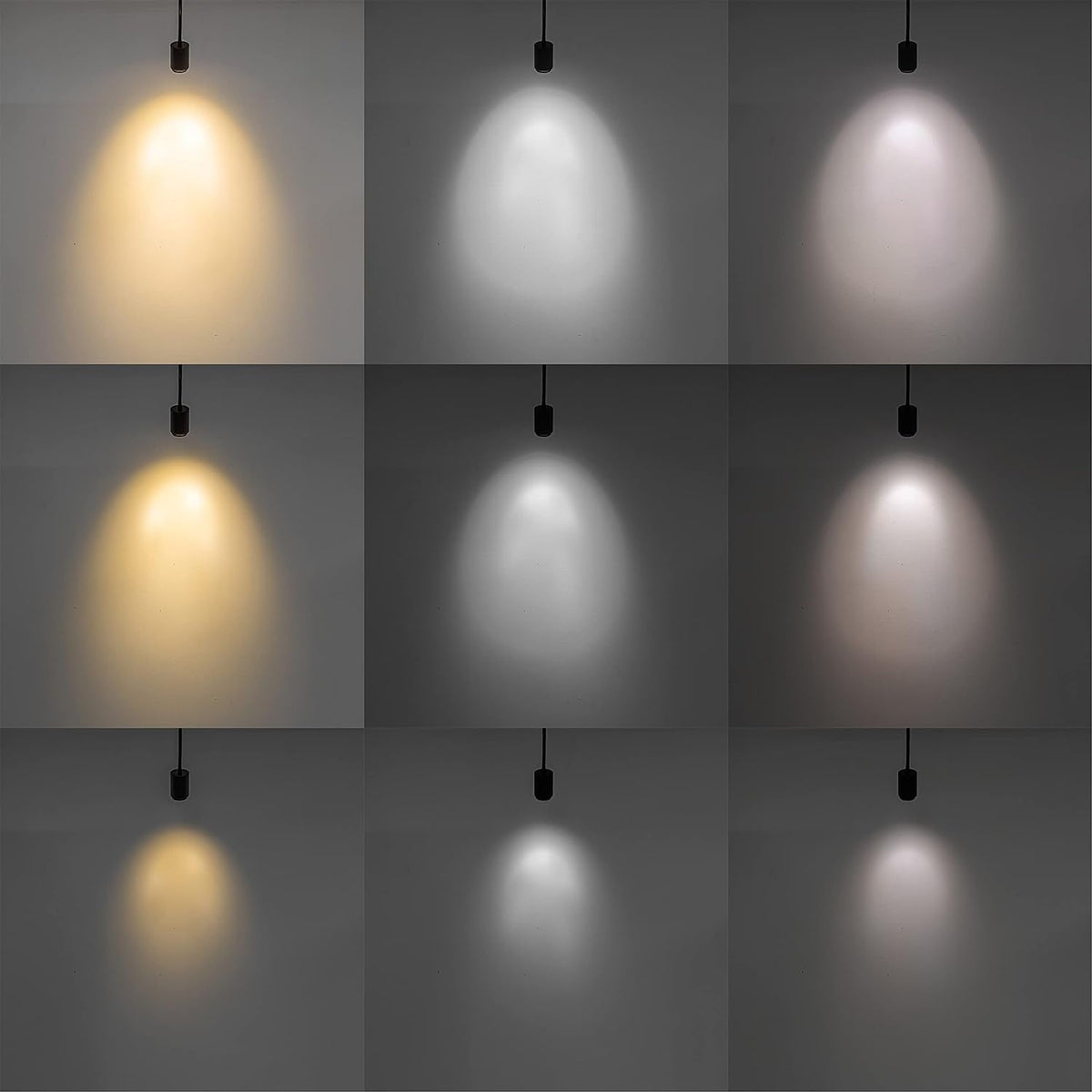 Adjust Light Angle Black/White Mini Track Mount 7W LED Spotlight ...