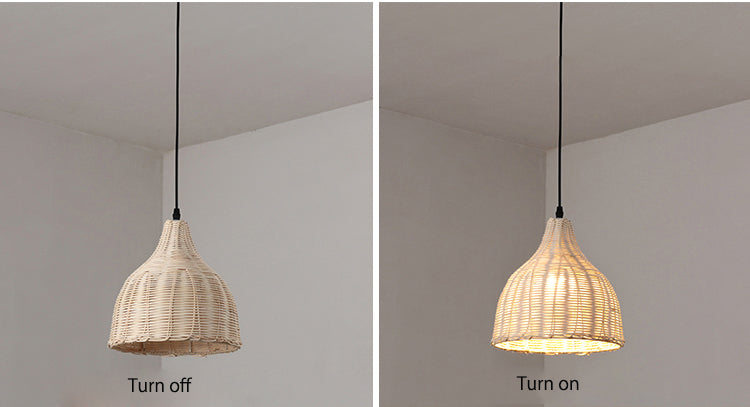 Ceiling Spotlights Remodel Droplight Rattan Shade Modern Design Hangin ...