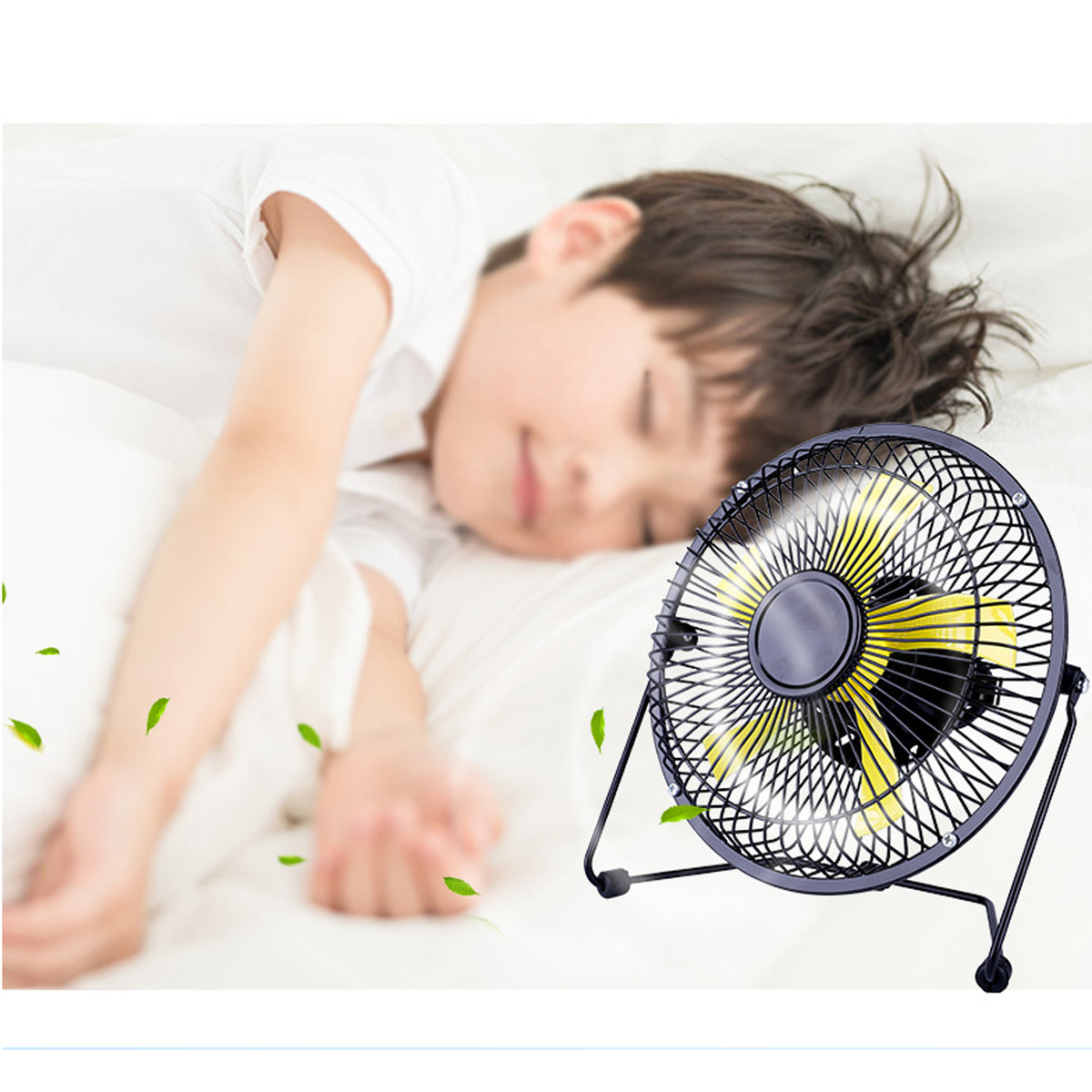 Motion Sensor Automatic Operated Portable Fan with USB Port Flexible T ...