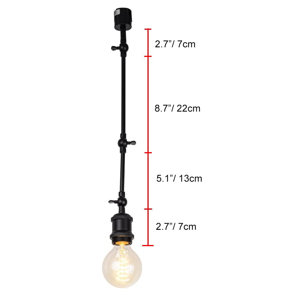 Flexible Arm Track Lights Adjustable Downlight Vintage Lighting Fixtur ...