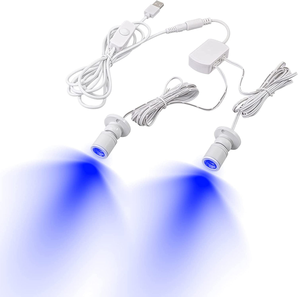 USB LED Dimmable Spotlight Mini Accent Light Multiple Color Light Sour ...